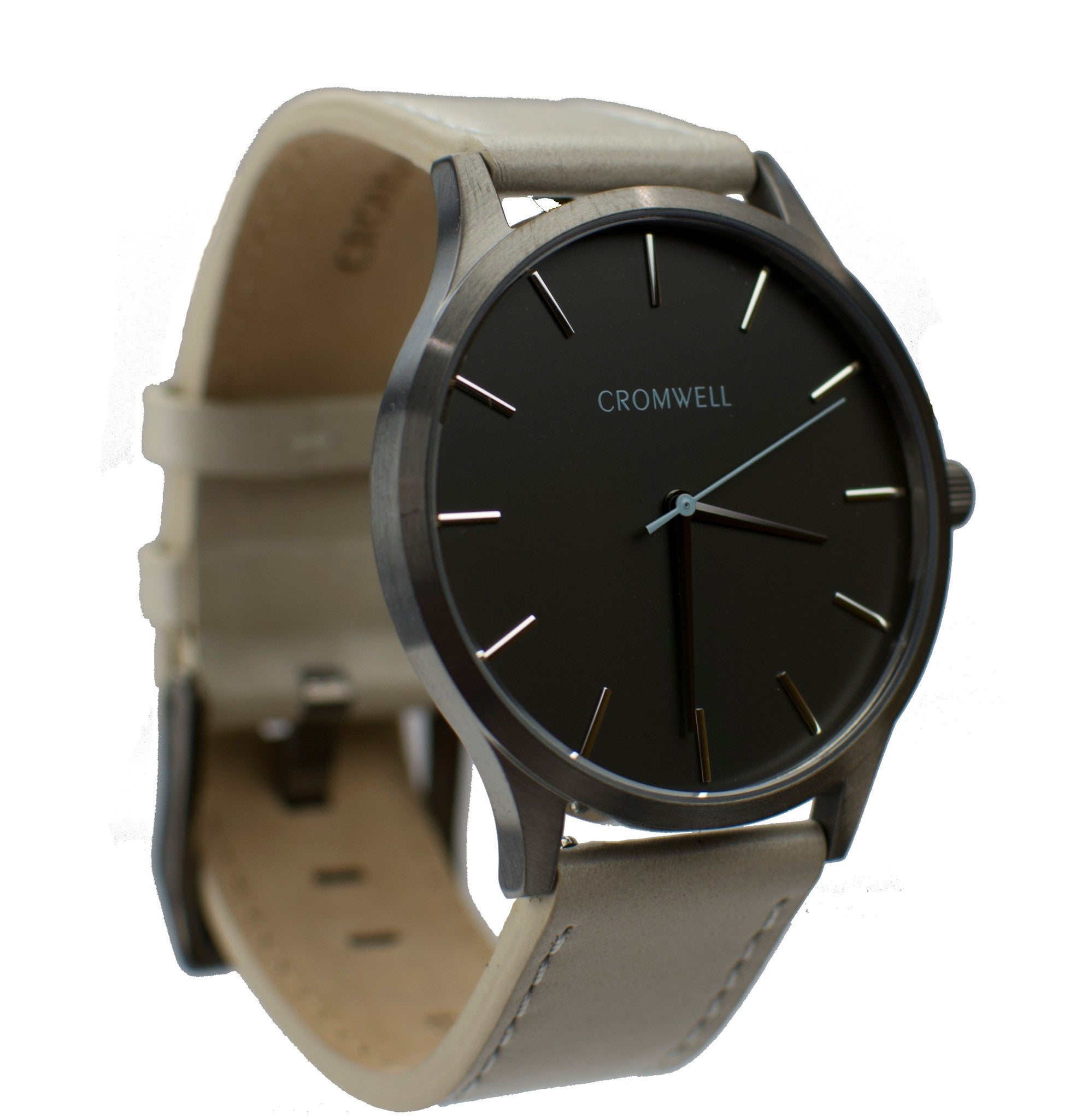 40mm "Pismo" - Gunmetal Case, Gunmetal Face – Cromwell Watch